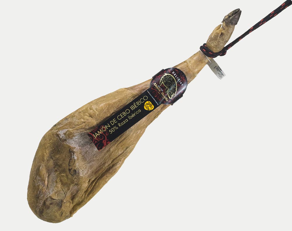 JAMÓN DE CEBO IBÉRICO 50% RAZA IBÉRICA | Tienda José Luis Alonso Benito